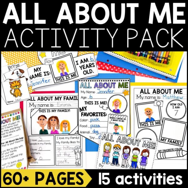 All About Me Bags & Pendant, All About My Family Portrait, All About My ...
