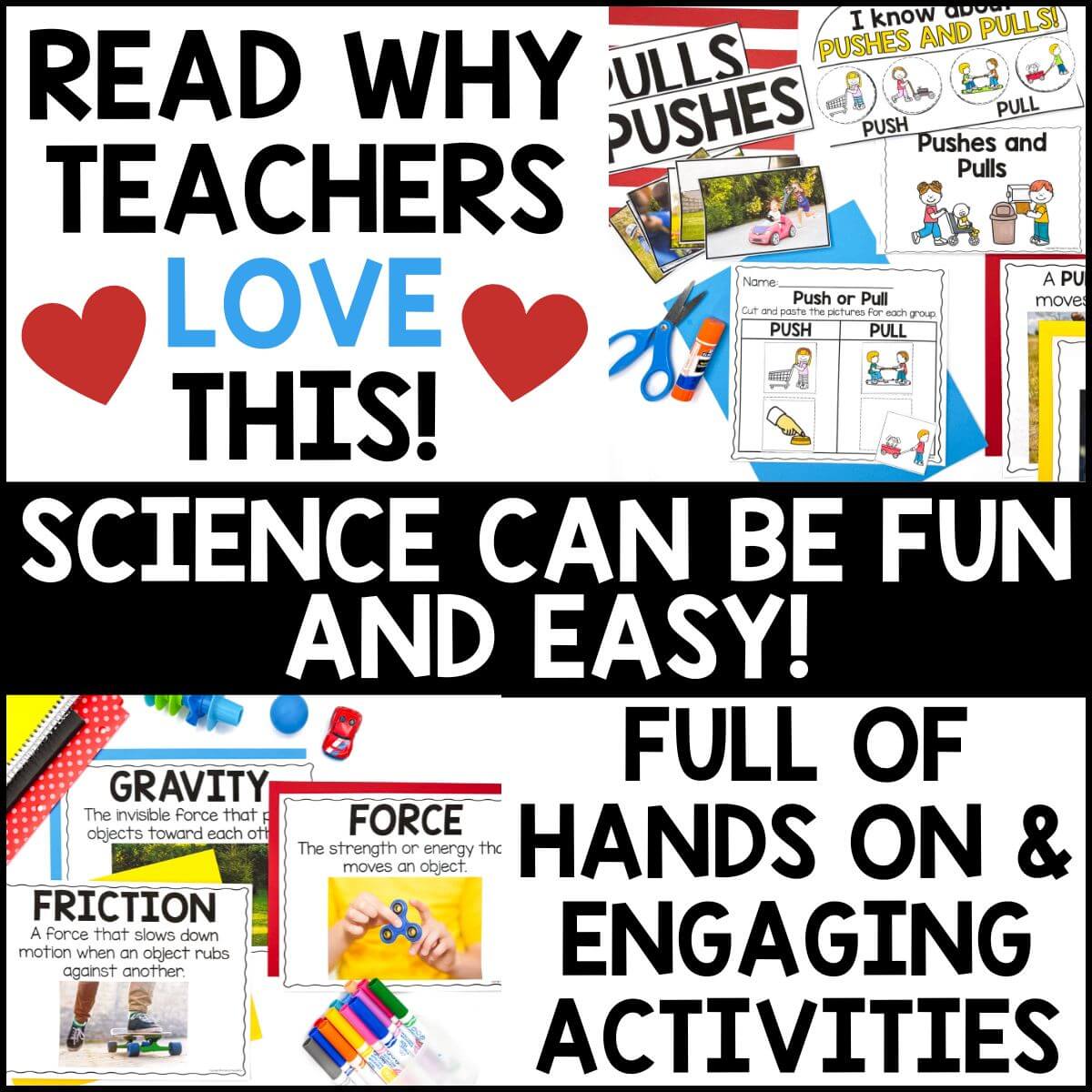 Force and Motion for Pre-K - A Dab of Glue Will Do