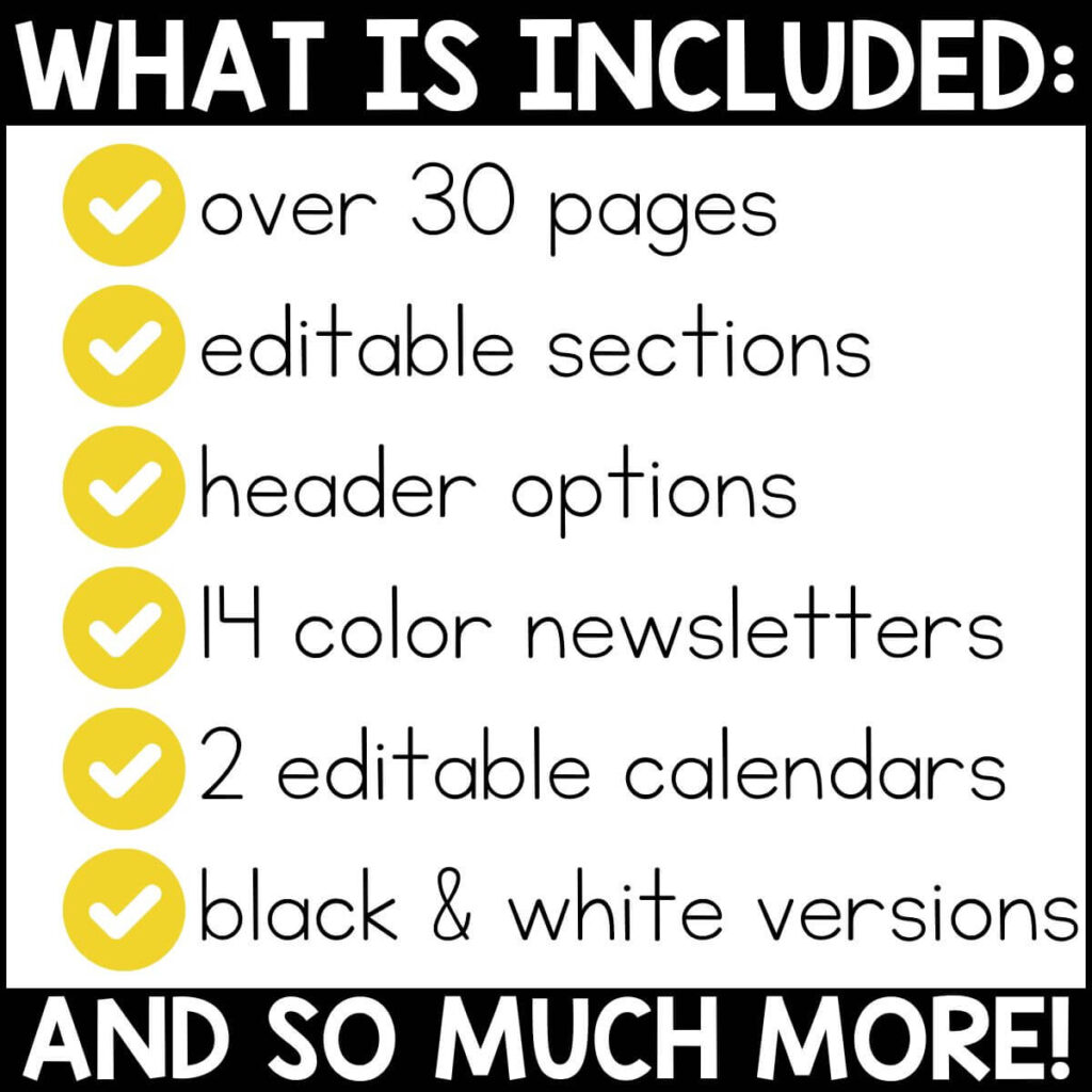 August Newsletter Editable Pack - A Dab of Glue Will Do
